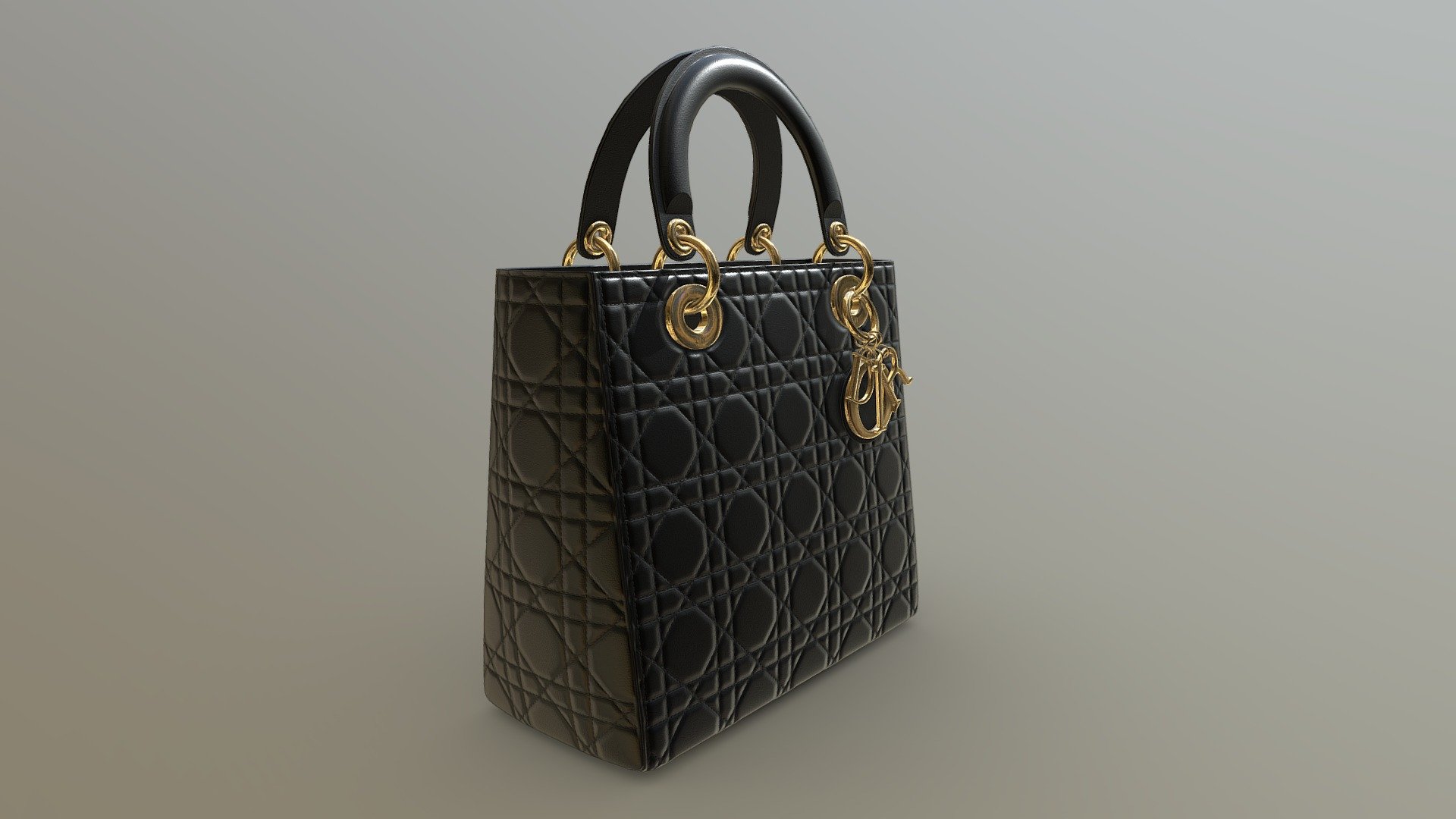 Dior Lady Bag - Buy Royalty Free 3D model by Nemanja Milosevic ...