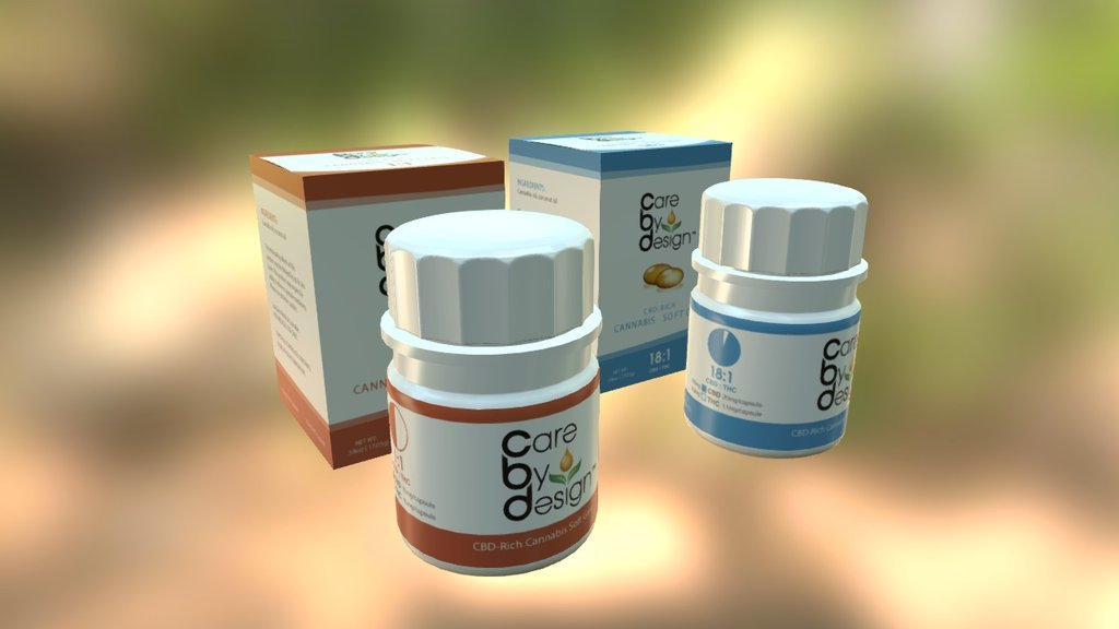 Gelcaps CBD - 3D model by designtobrand (@design2brand) [7ffb42a ...