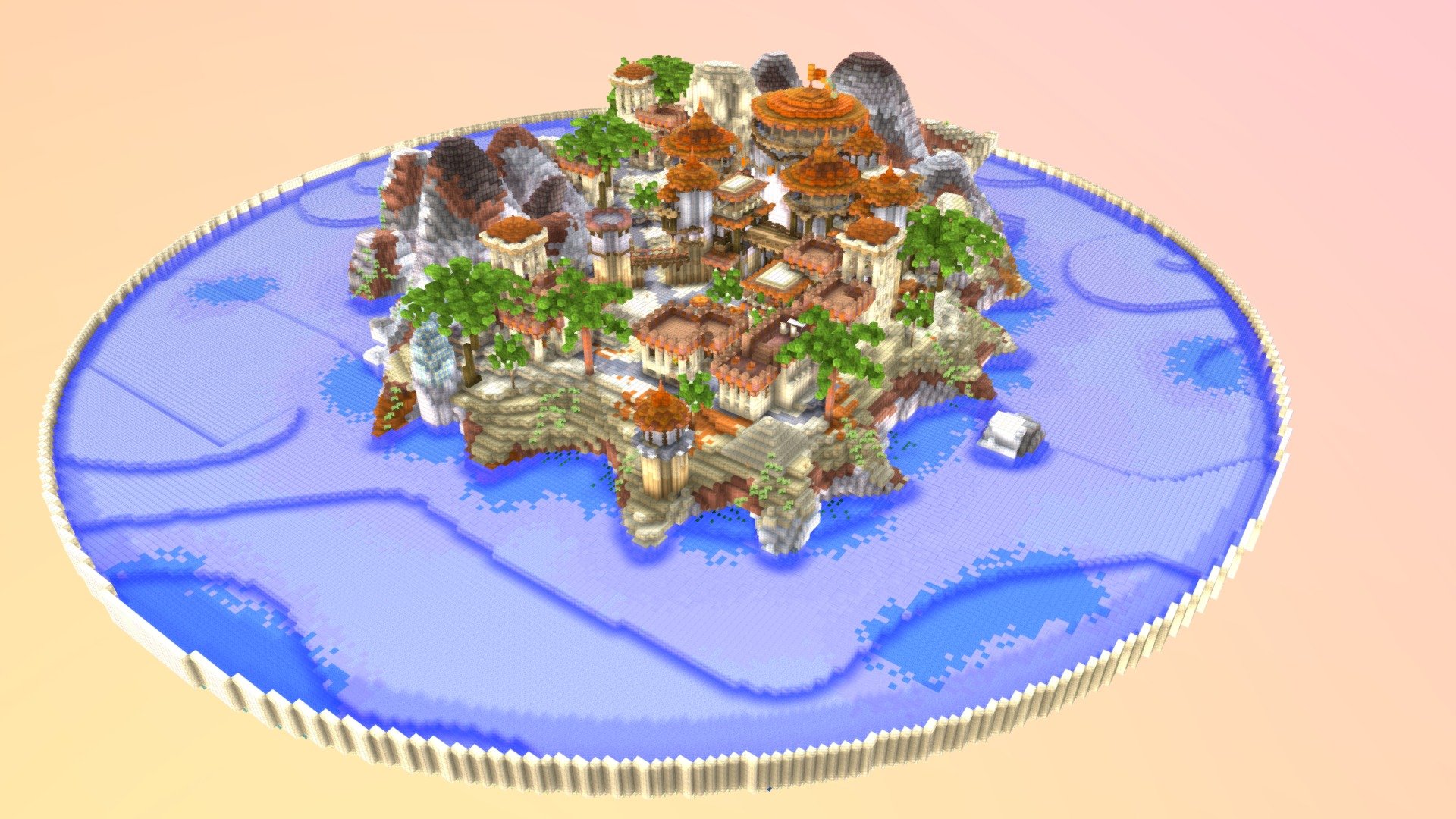 Desert Village - Spawn |200x200| - Buy Royalty Free 3D model by ...