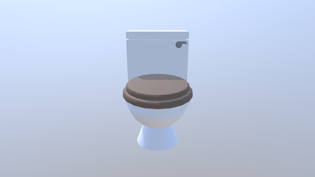 Standard Toilet - 3D model by Dale Wones (@DaleWones) [7fff7fa] - Sketchfab