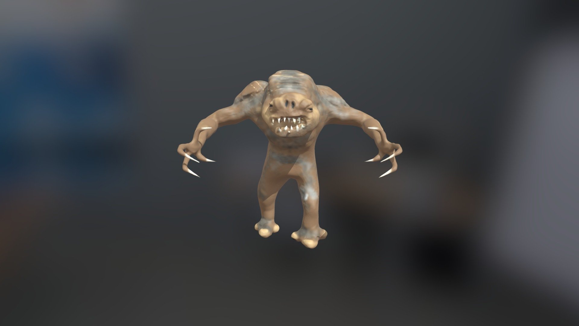 Rancor - 3D model by bennyskywalker [800087d] - Sketchfab
