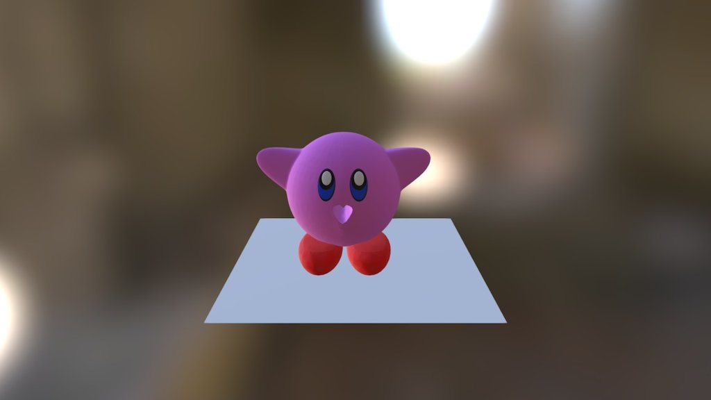 Kirby - 3D model by Emilio Bort (@emiliobort) [800279c] - Sketchfab
