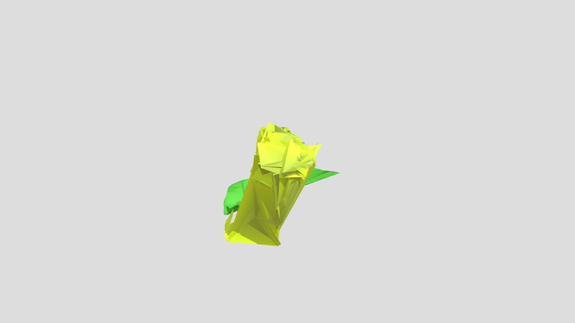 Island with a crystal spire - 3D model by Glomby (@Glombu) [800310c ...