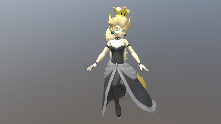 Bowsette 3D models - Sketchfab