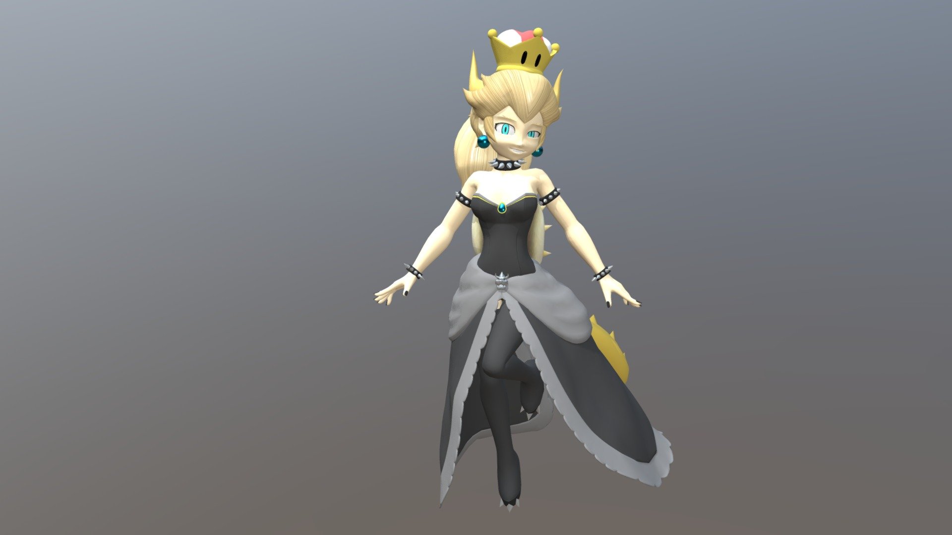 Bowsette - 3D model by Stellaruz [80031cb] - Sketchfab