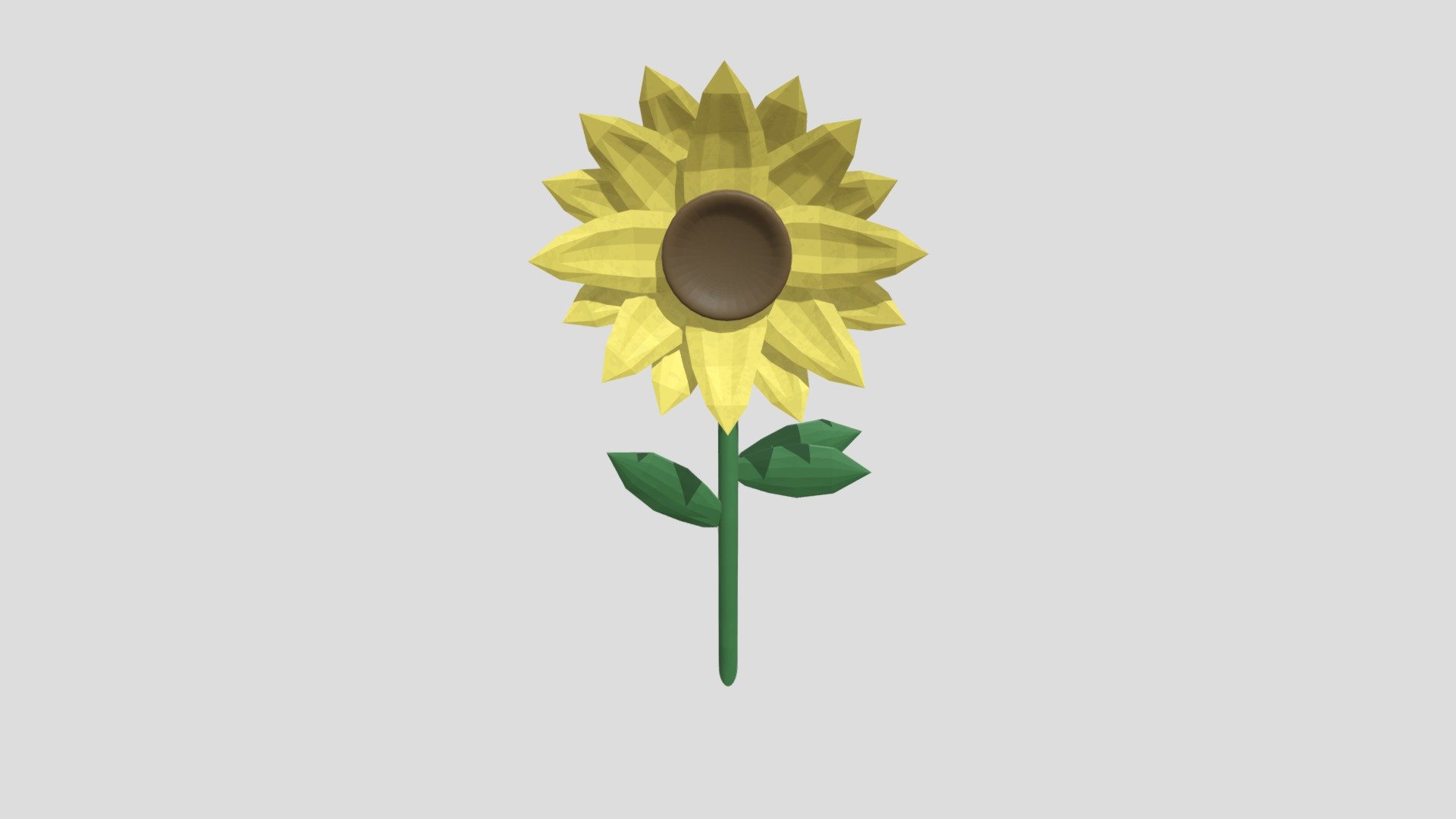Sunflower - Download Free 3D model by jakerc10 [80037f0] - Sketchfab