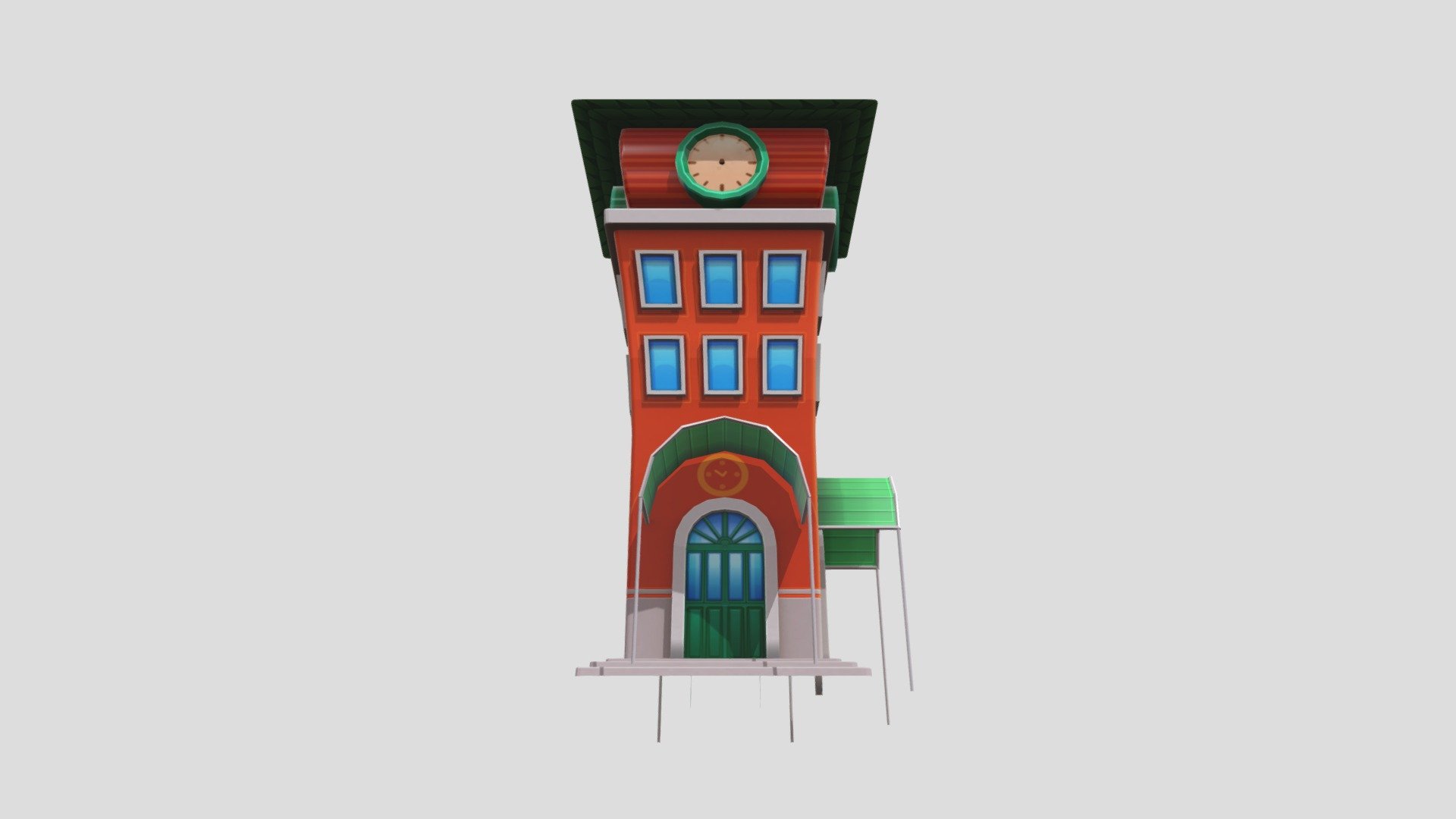 Clock Tower - Download Free 3D model by nhat1 [8003a2a] - Sketchfab
