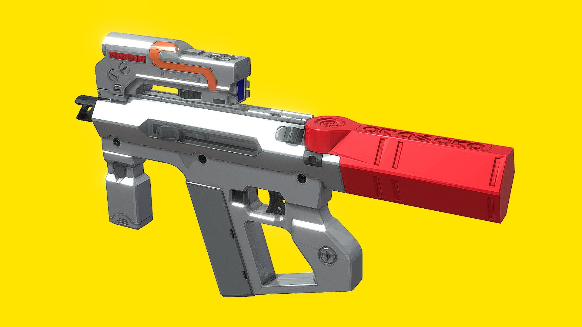 Prototype SMG ArasakaTKI-20 Shingen Blender - 3D model by momsboxtv ...