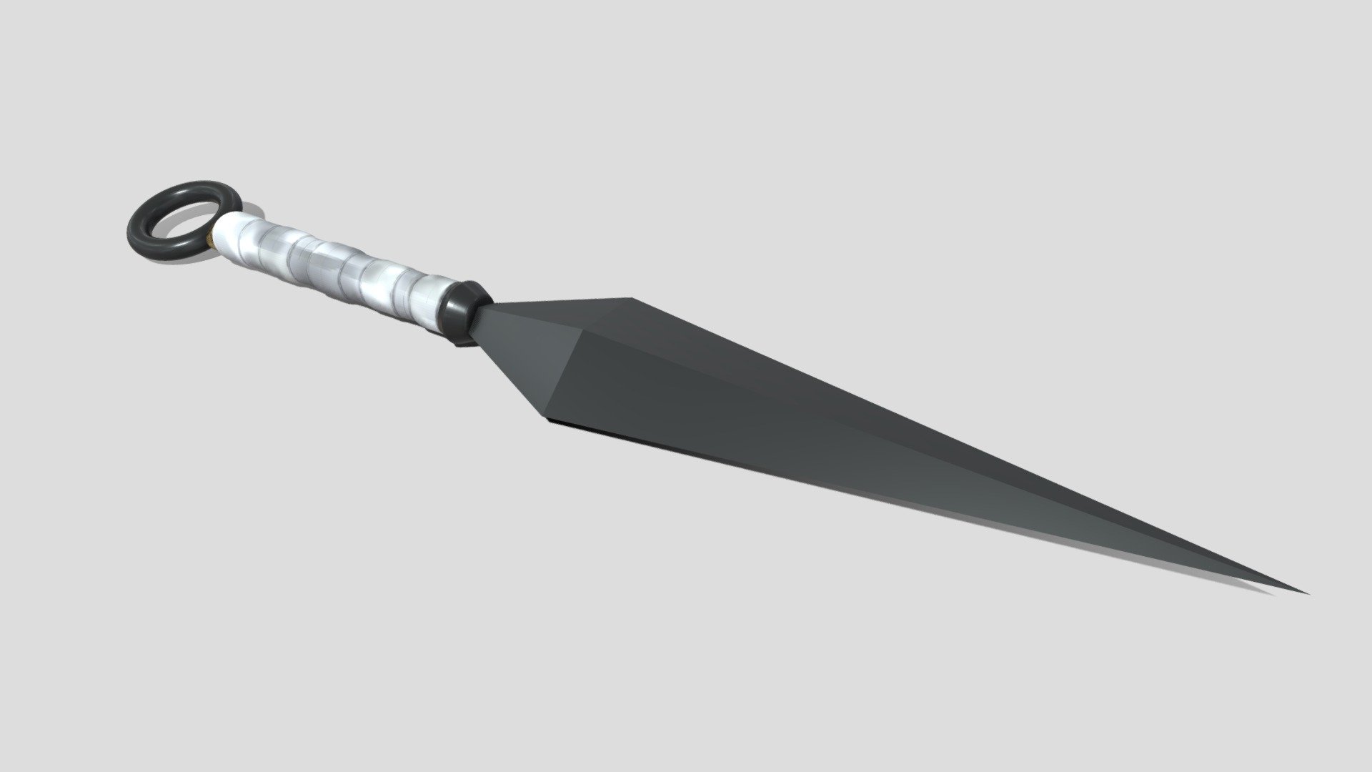 Kunai - 3D model by Marinho (@calebemarinho) [800796c] - Sketchfab