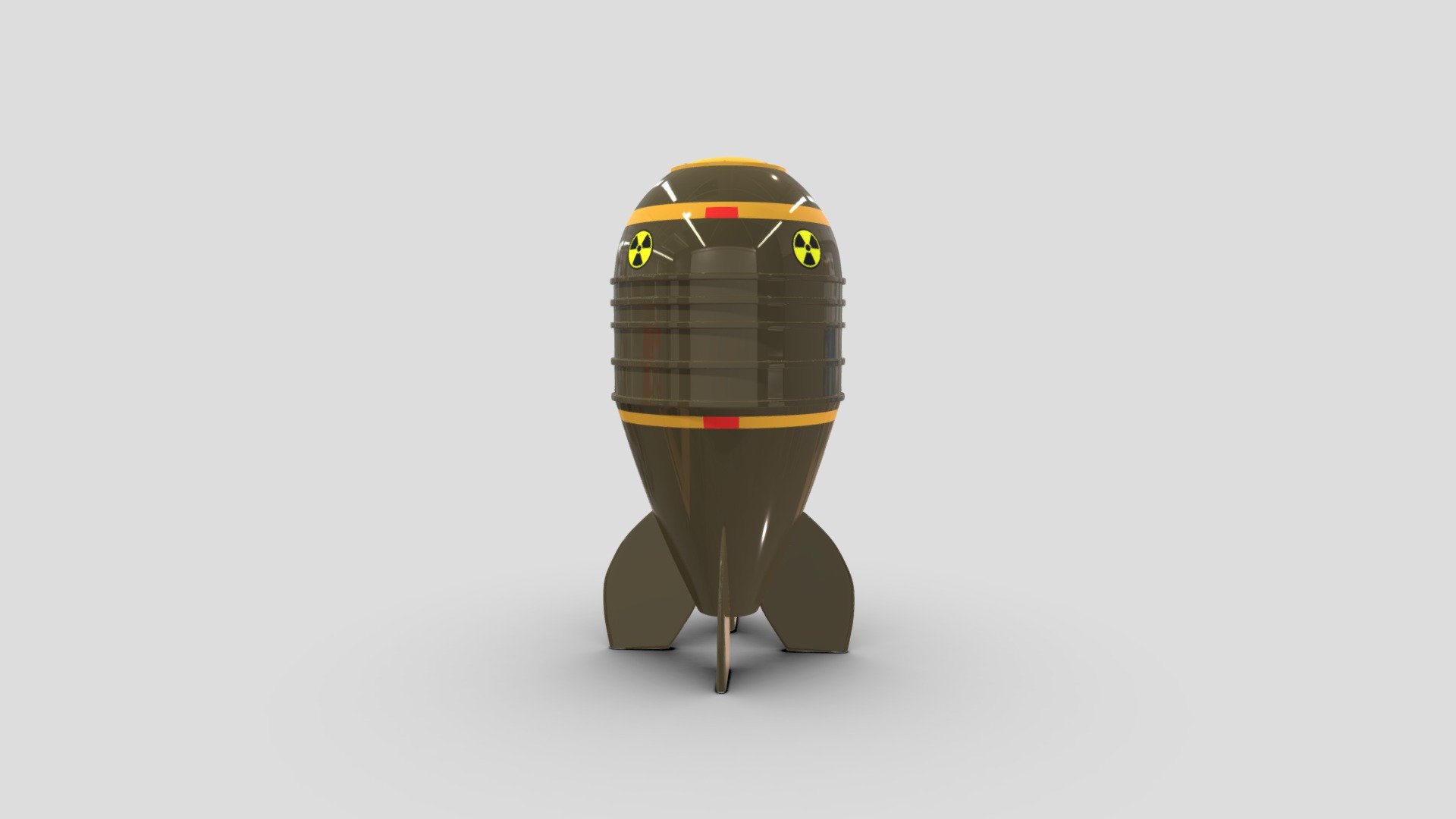 Mk6 Nuclear Bomb - Download Free 3D model by mohamed ouartassi (@mohamedouartassi) [80086d9 ...
