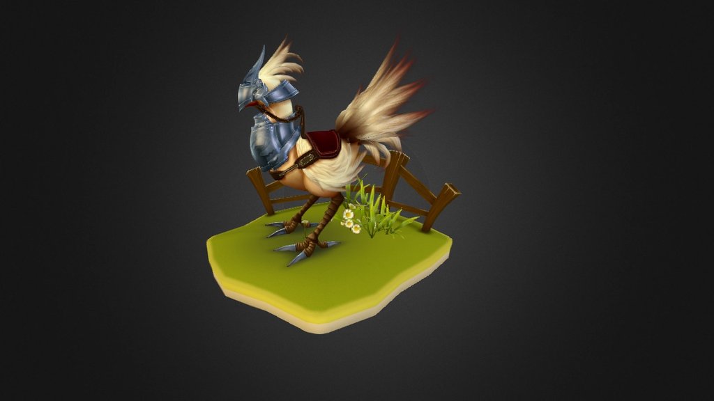 FF10 Chocobo FanArt - 3D model by Florian Delarque (@Chokmah) [8008840 ...