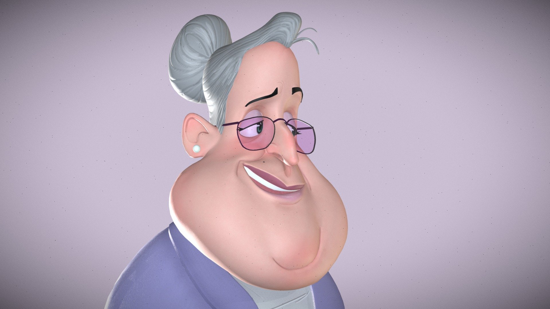 Pear head Grandma - 3D model by KyaraIchigo [80088ae] - Sketchfab