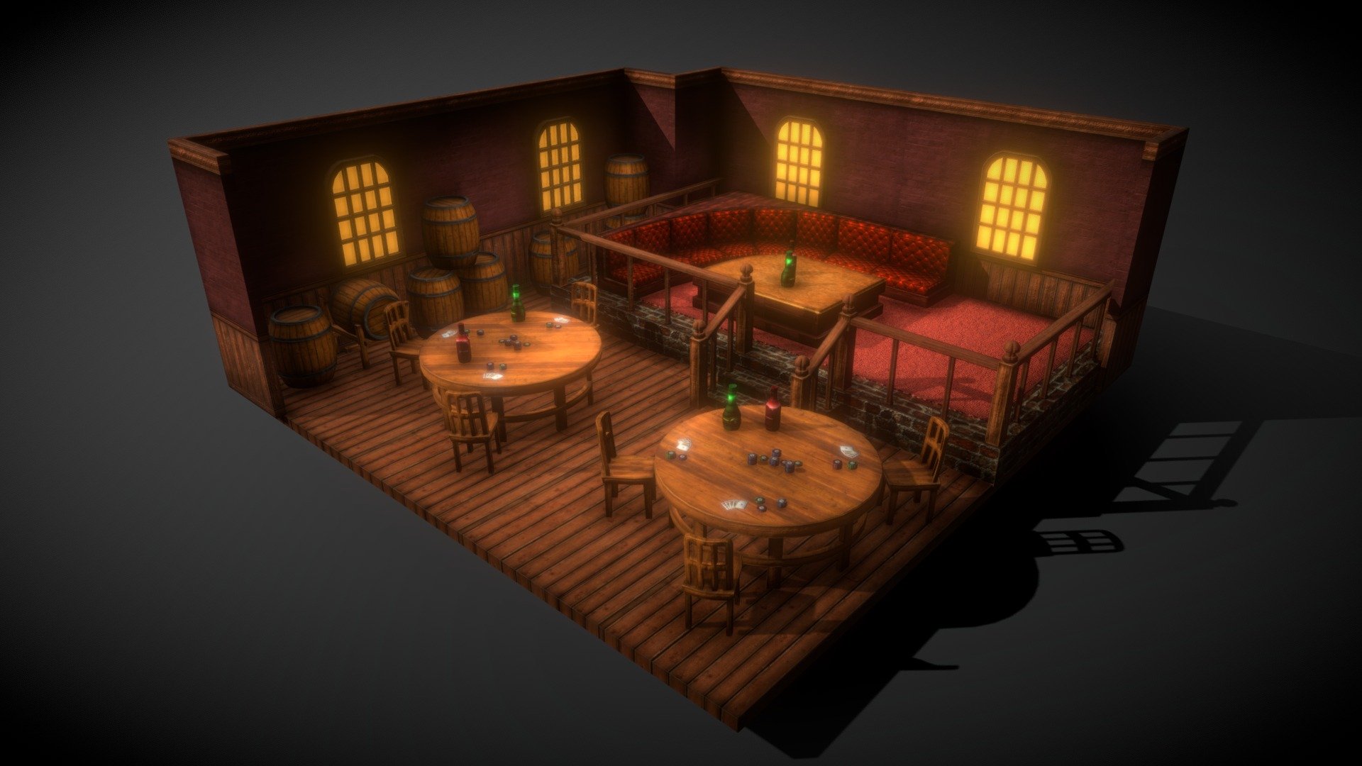 English Pub - 3D model by ClarenceOng [8008d7d] - Sketchfab