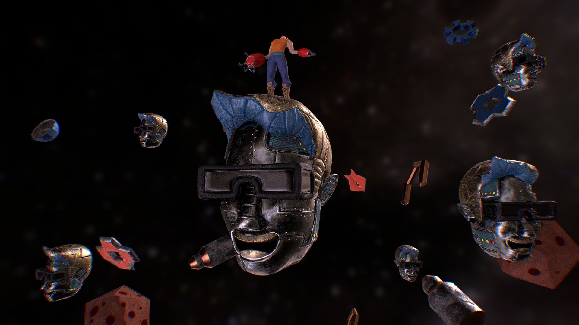 Space Battle Ft. LT.Hookman - 3D model by NigroArt [800a38f] - Sketchfab