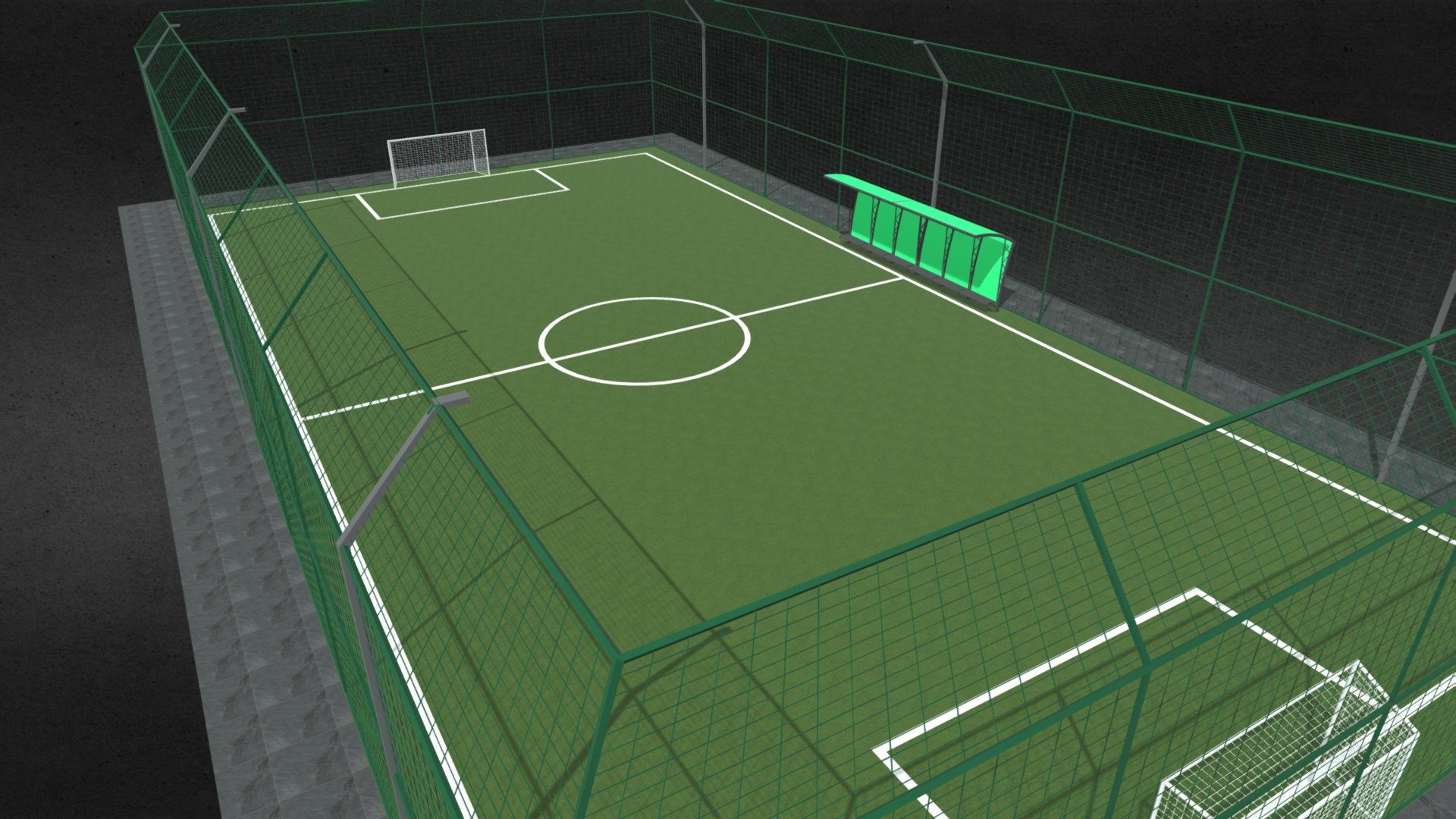 Mini Stadium - Download Free 3D model by sparshgupta [800a65b] - Sketchfab