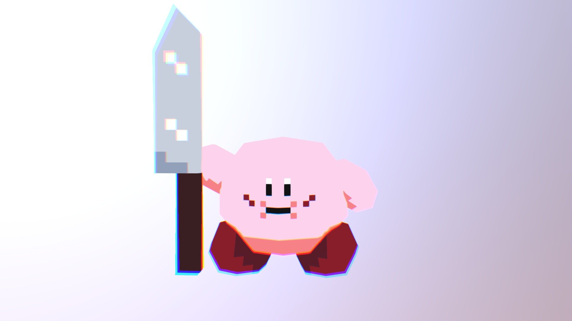 Kirby is armed - 3D model by cybearpunk [800cf6d] - Sketchfab