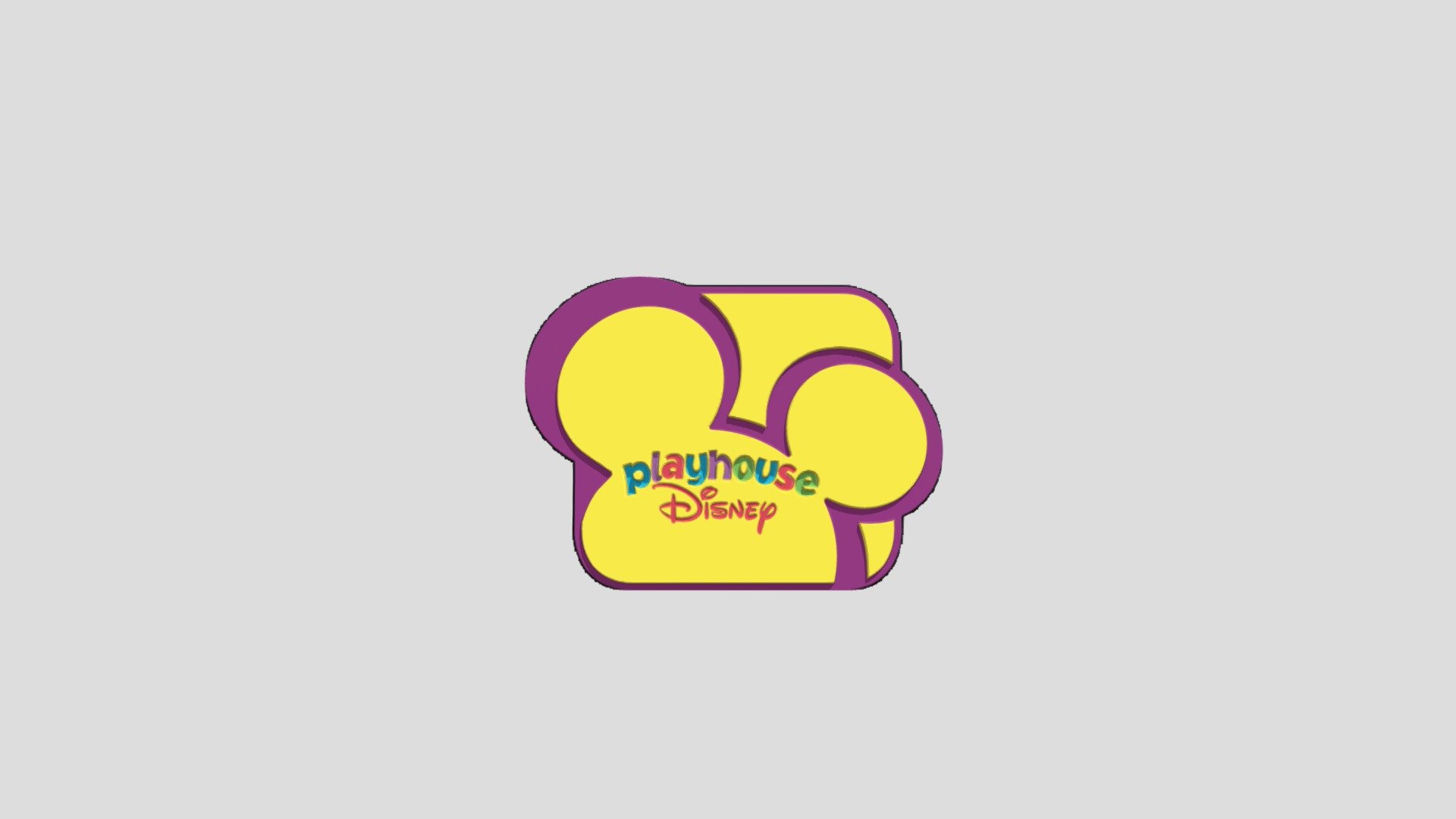 Playhouse Disney logo 2010-2011 - Download Free 3D model by Bienvenido ...