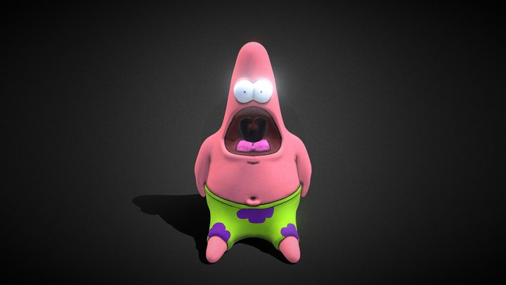 Cartoon-patrick 3D models - Sketchfab