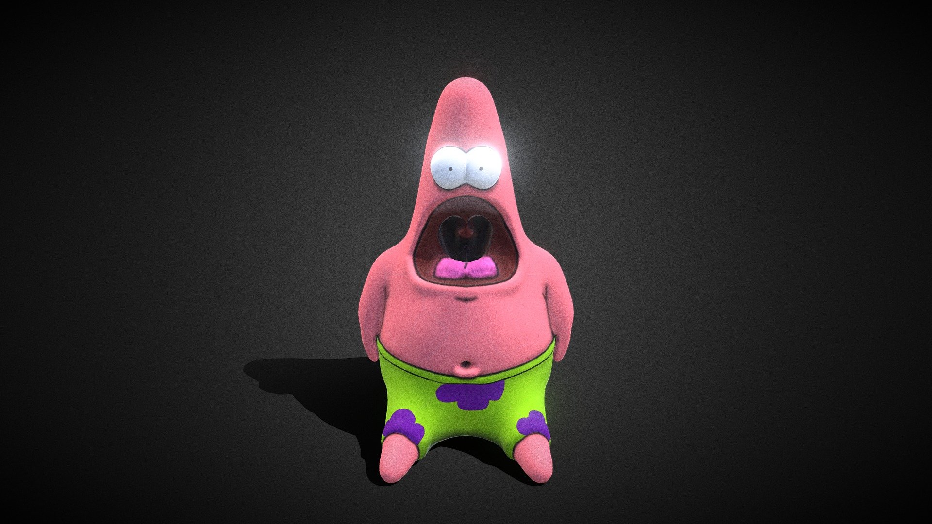 Patrick Surprised - Download Free 3D model by anabsoluteblast [801144a ...