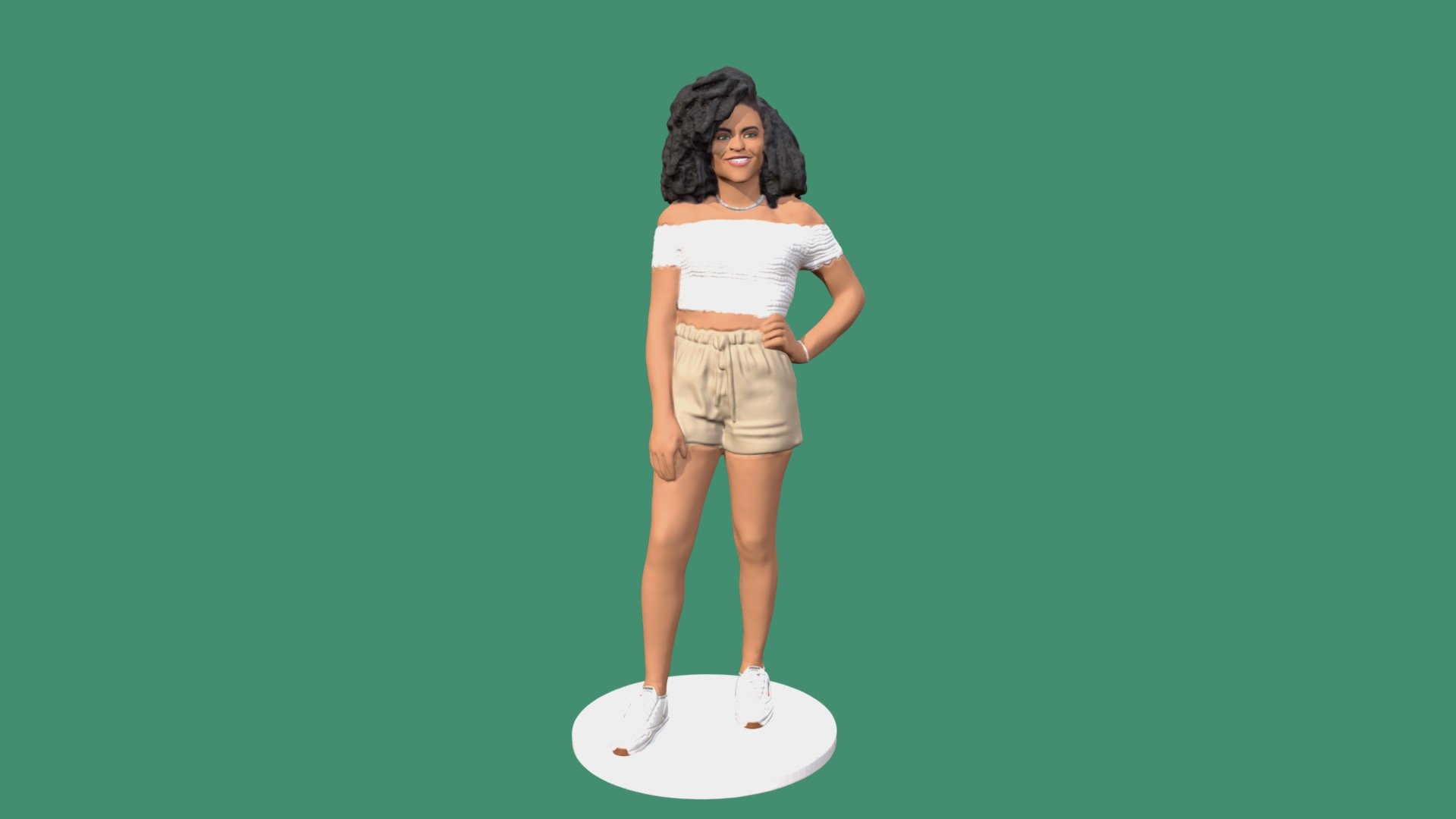 Greeneyed Beauty 3d Model By Capture It In 3d Capturemein3d