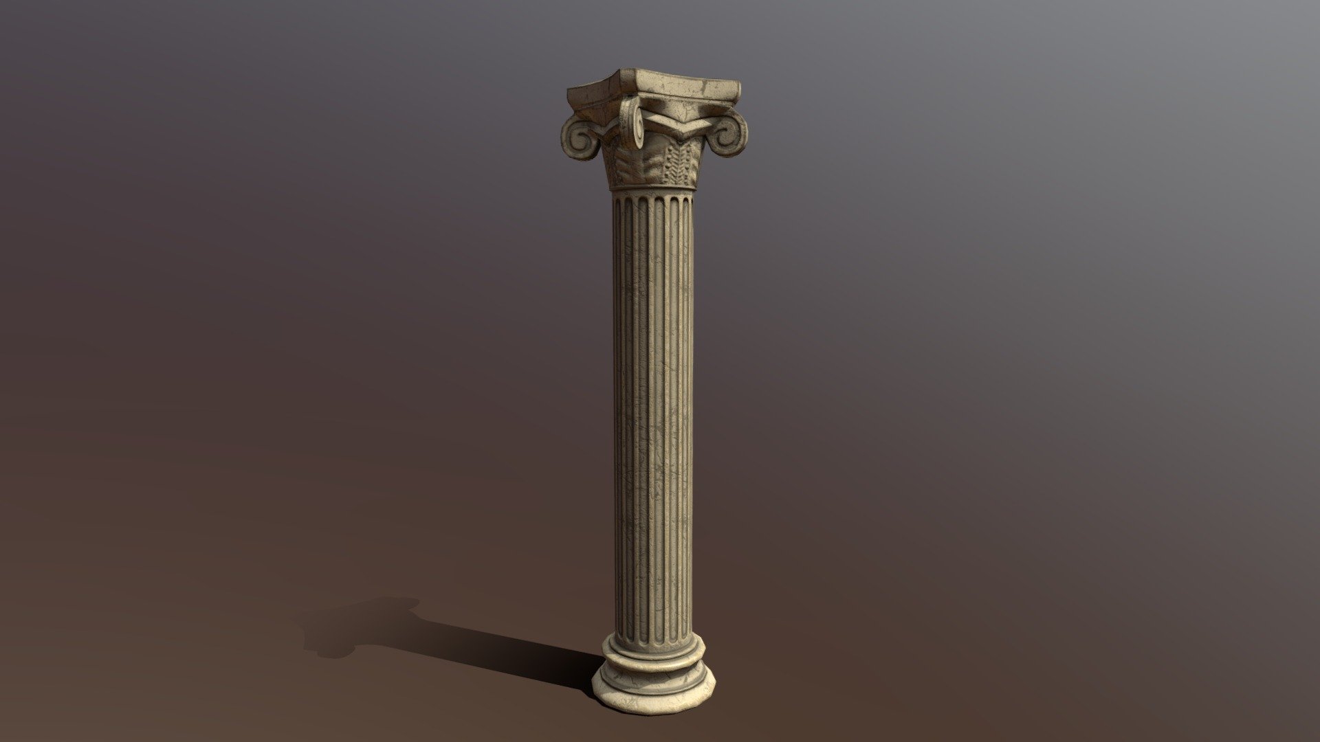 Roman style Pillar - 3D model by Syrion [8012d84] - Sketchfab