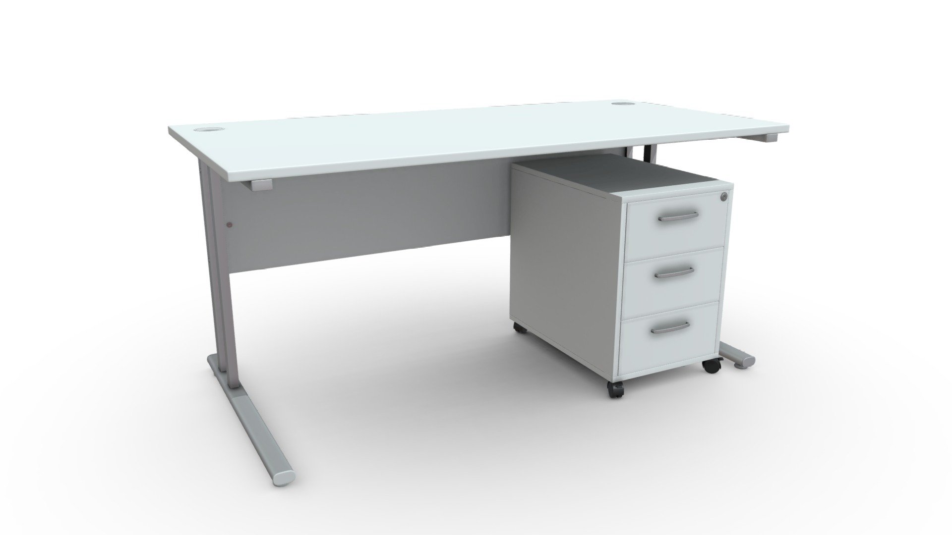 Office Table - Download Free 3D model by Agha.Najam [8013083] - Sketchfab