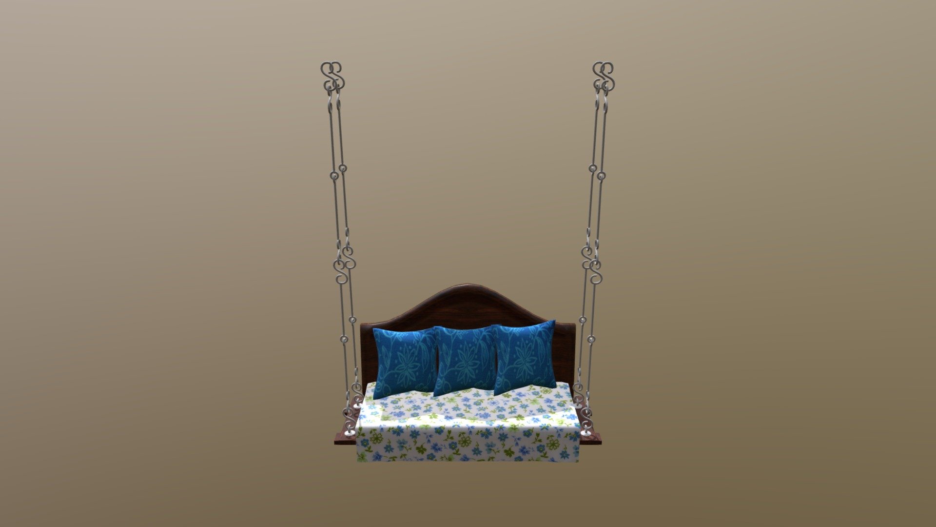 Wooden Swing - 3D model by BhartiGothwal [80198e6] - Sketchfab