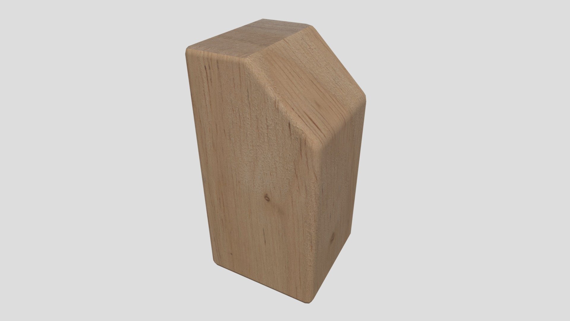 bevel-cut cuboid unit block - 3D model by Wyatt Couch (@wlcouch ...