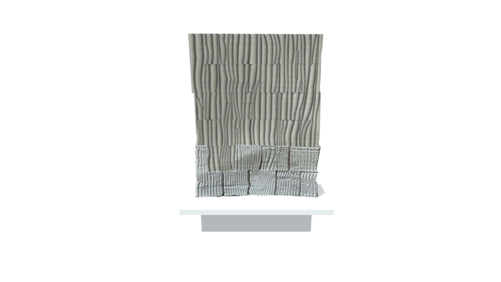 Hollow Block Wall (Photogrammetry + Digital) - Download Free 3D model ...