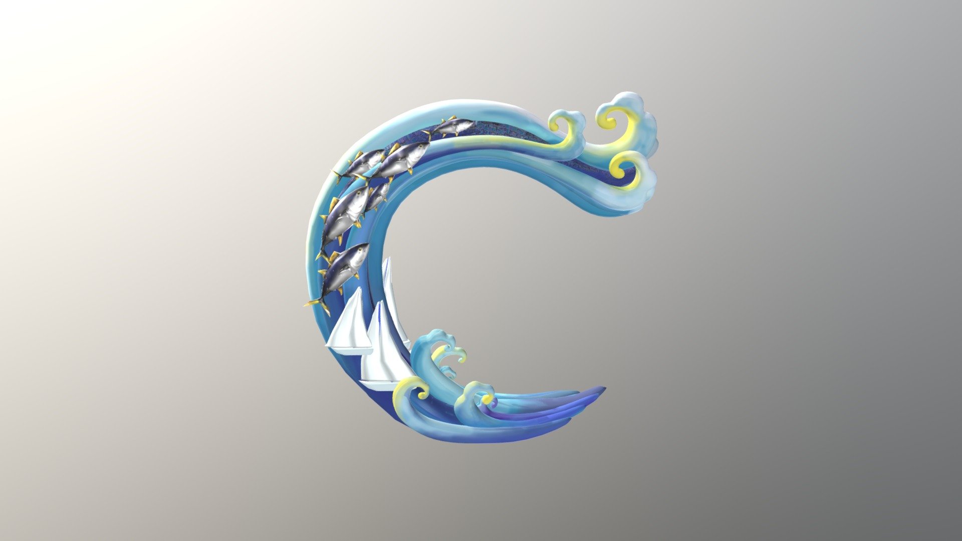 walk wave - 3D model by 陳炳 (@BingChen) [801cb4a] - Sketchfab