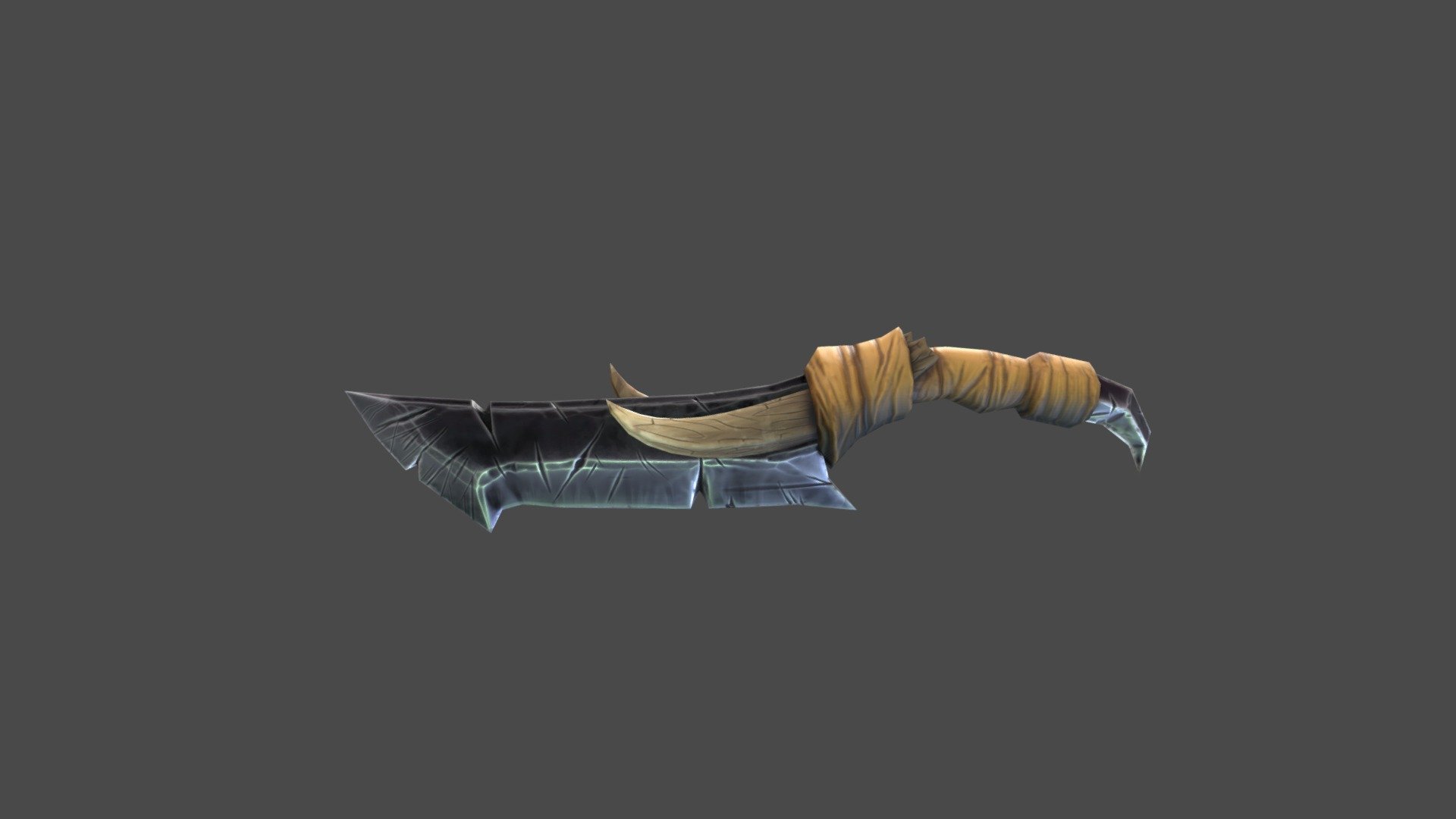 Stylized Dagger low poly from World of Warcraft - 3D model by Spartwoo ...