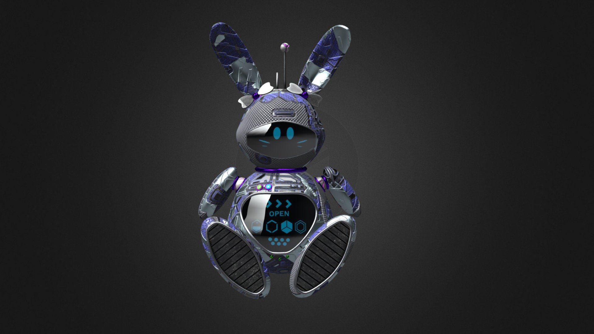 Robot Toy - Bunny RB-91122 - 3D model by paulina.michalak [801e05e ...