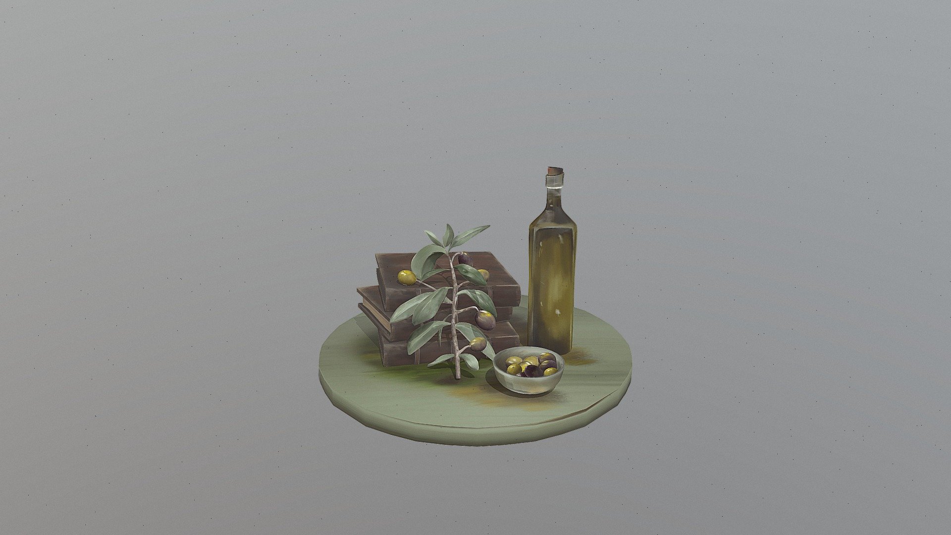 Olive scene - 3D model by sha.dms (@cha.daumas) [801ea09] - Sketchfab