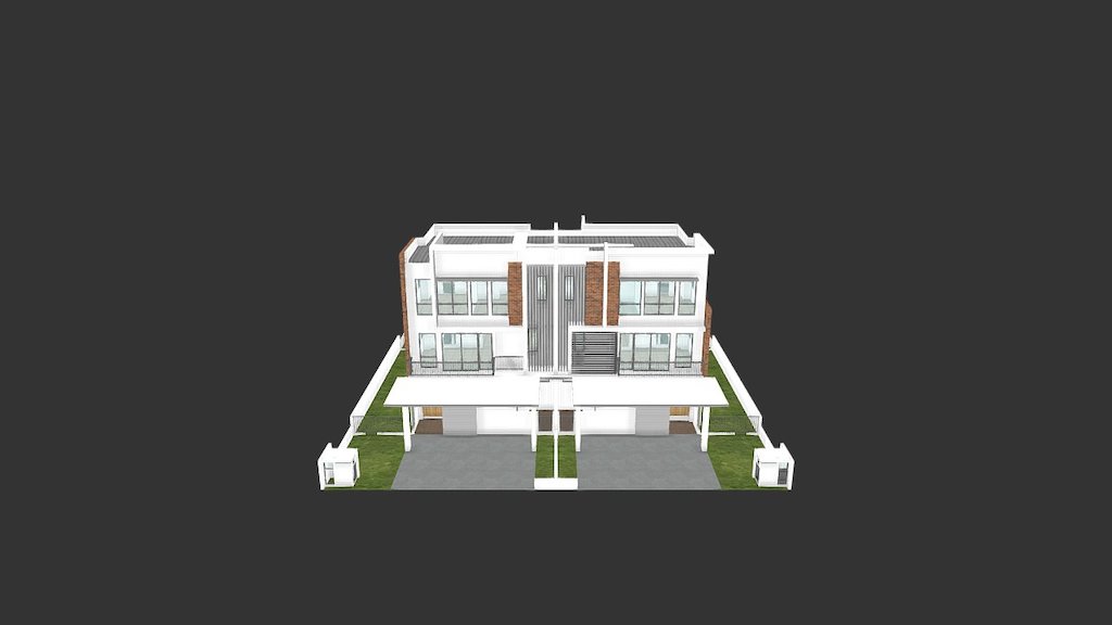 Semi D Dual Frontage - Overall - 3D model by TwentyFive7 [801ee85 ...