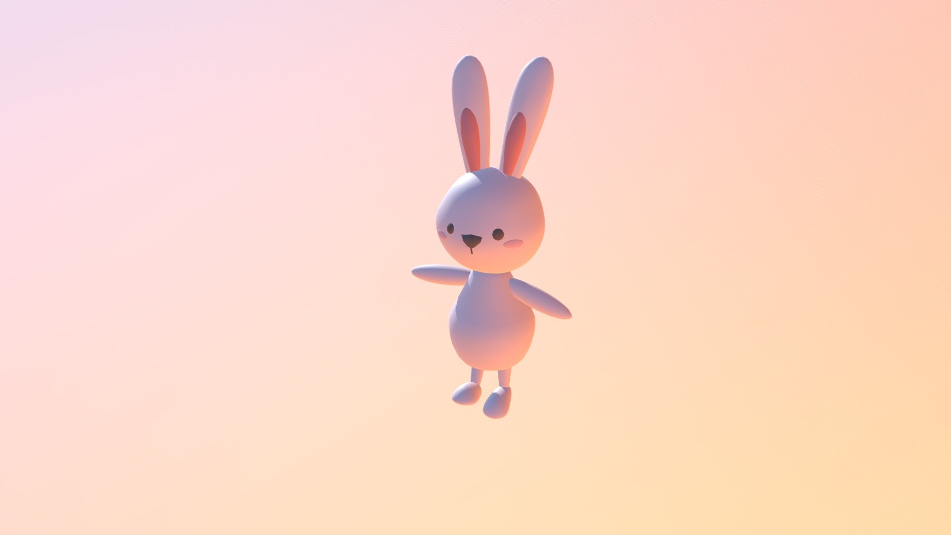 Running Rabbit - 3D model by hanjum [80200cc] - Sketchfab