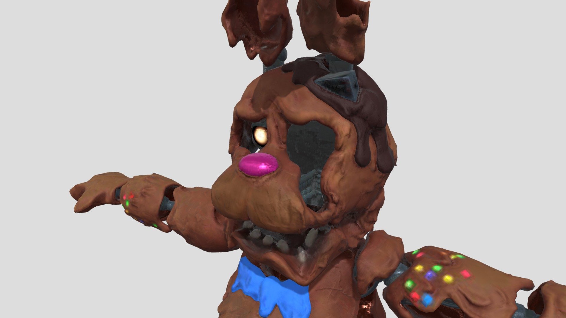 Melted Chocolate Bonnie - Download Free 3D model by Forsaken AR ...