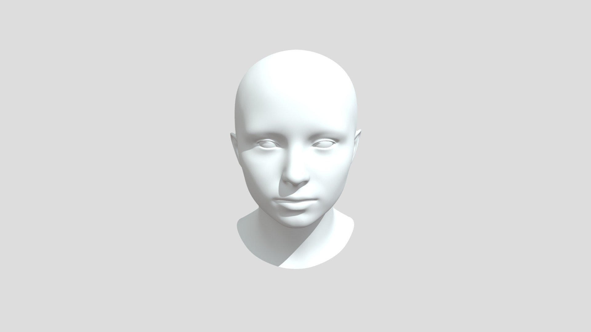 Basemesh Kid Head - 3D model by daveg345 [8021184] - Sketchfab
