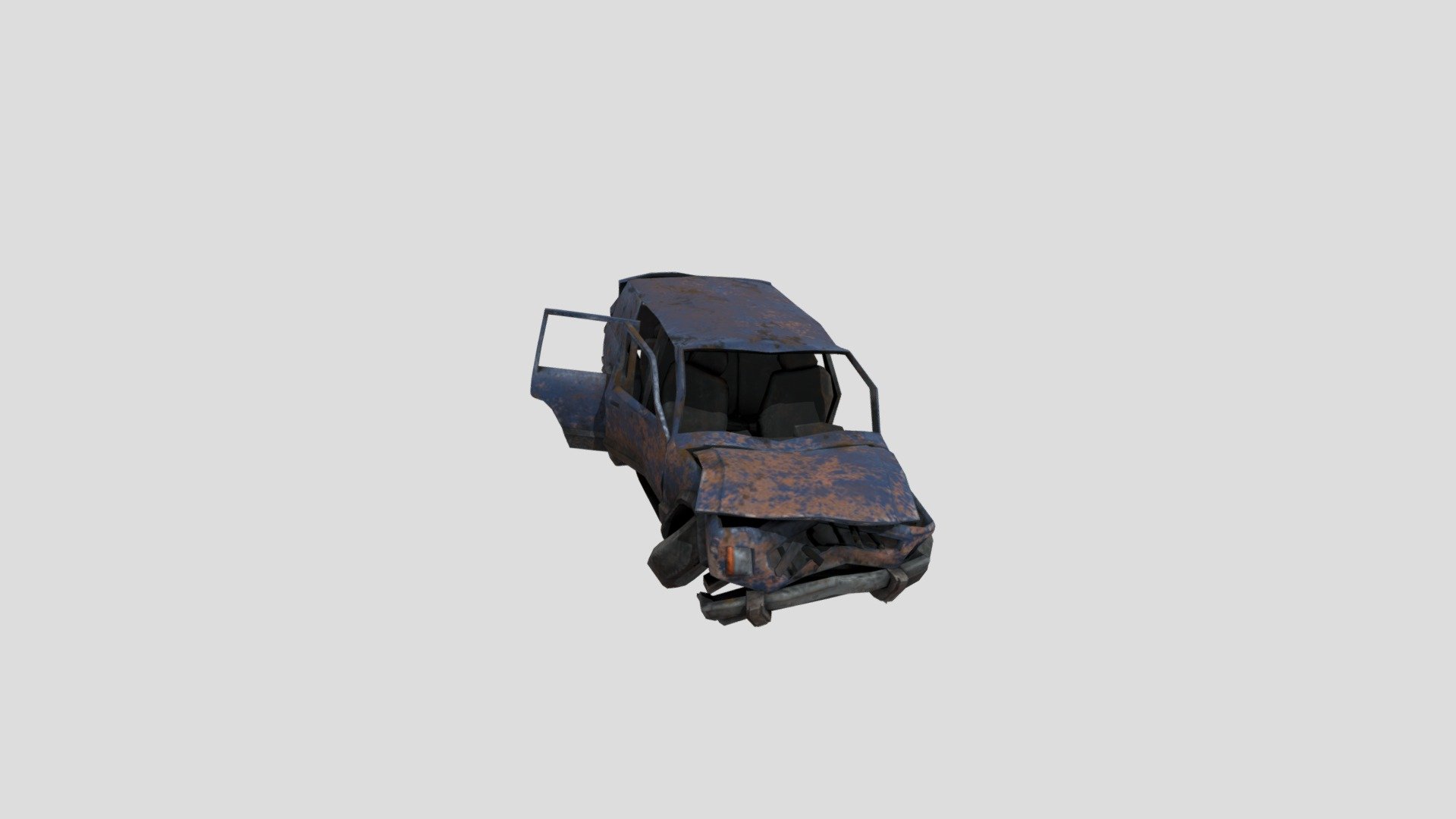 old crashed car - Download Free 3D model by XDbeats (@ukrizvanovic65 ...