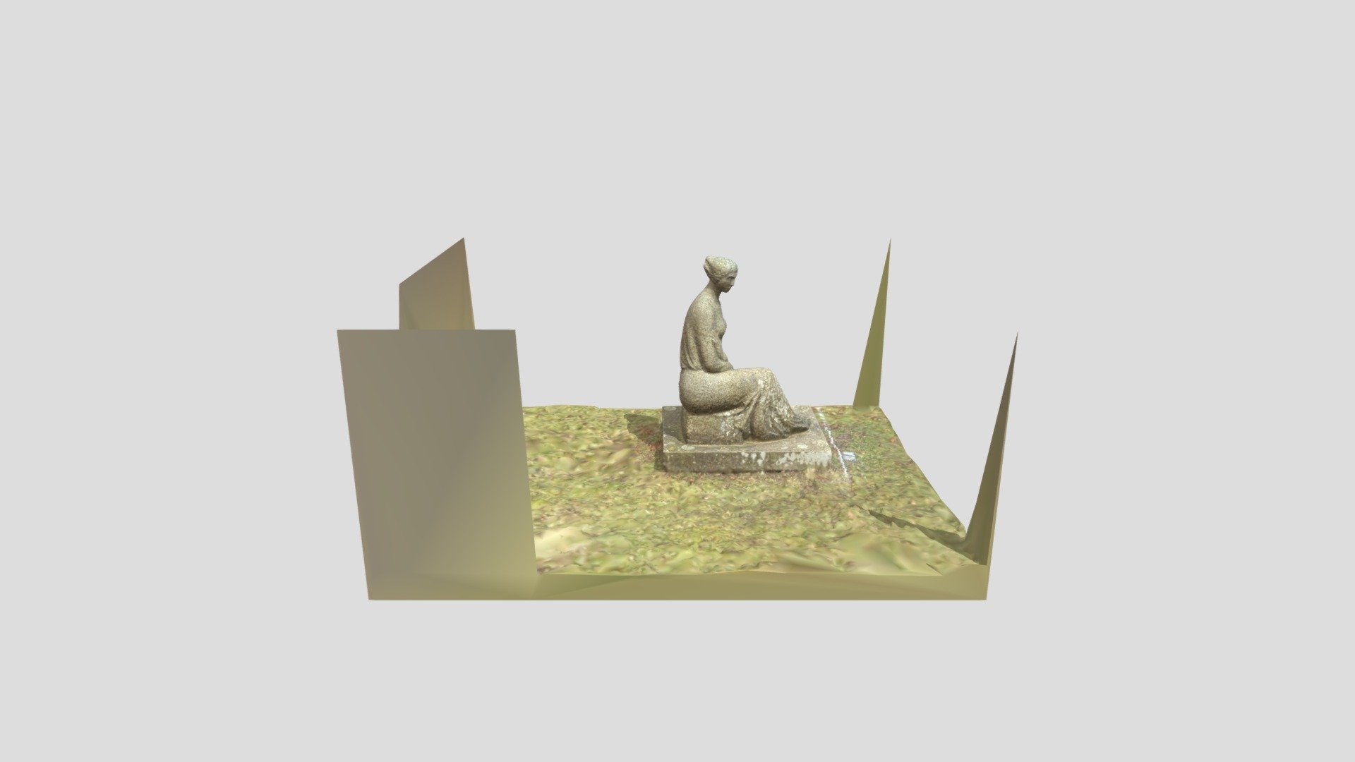 Statue - 3D model by N0TYT [8021415] - Sketchfab