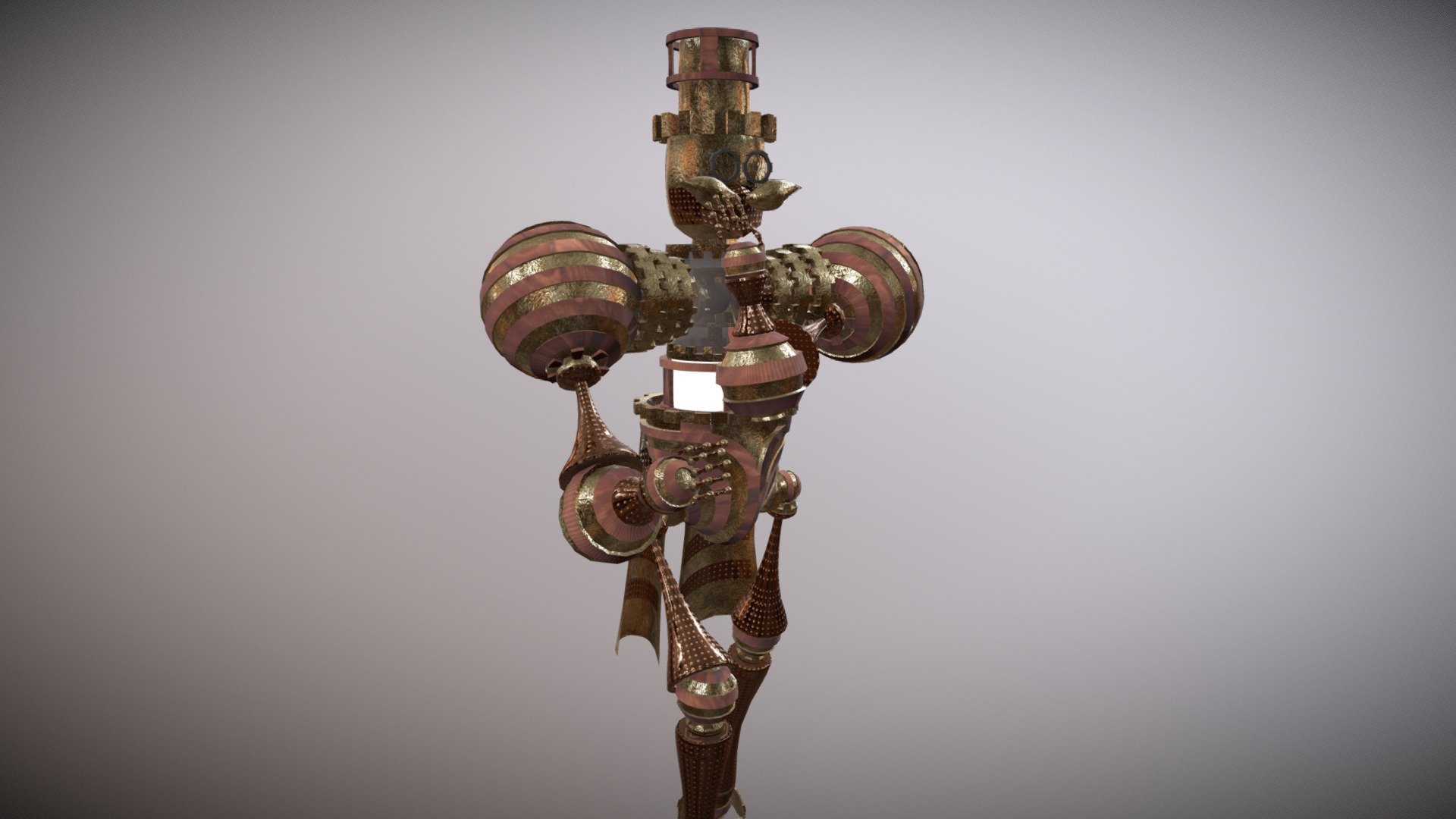 The Robot Gentleman - 3D model by BlueBwah [8023483] - Sketchfab