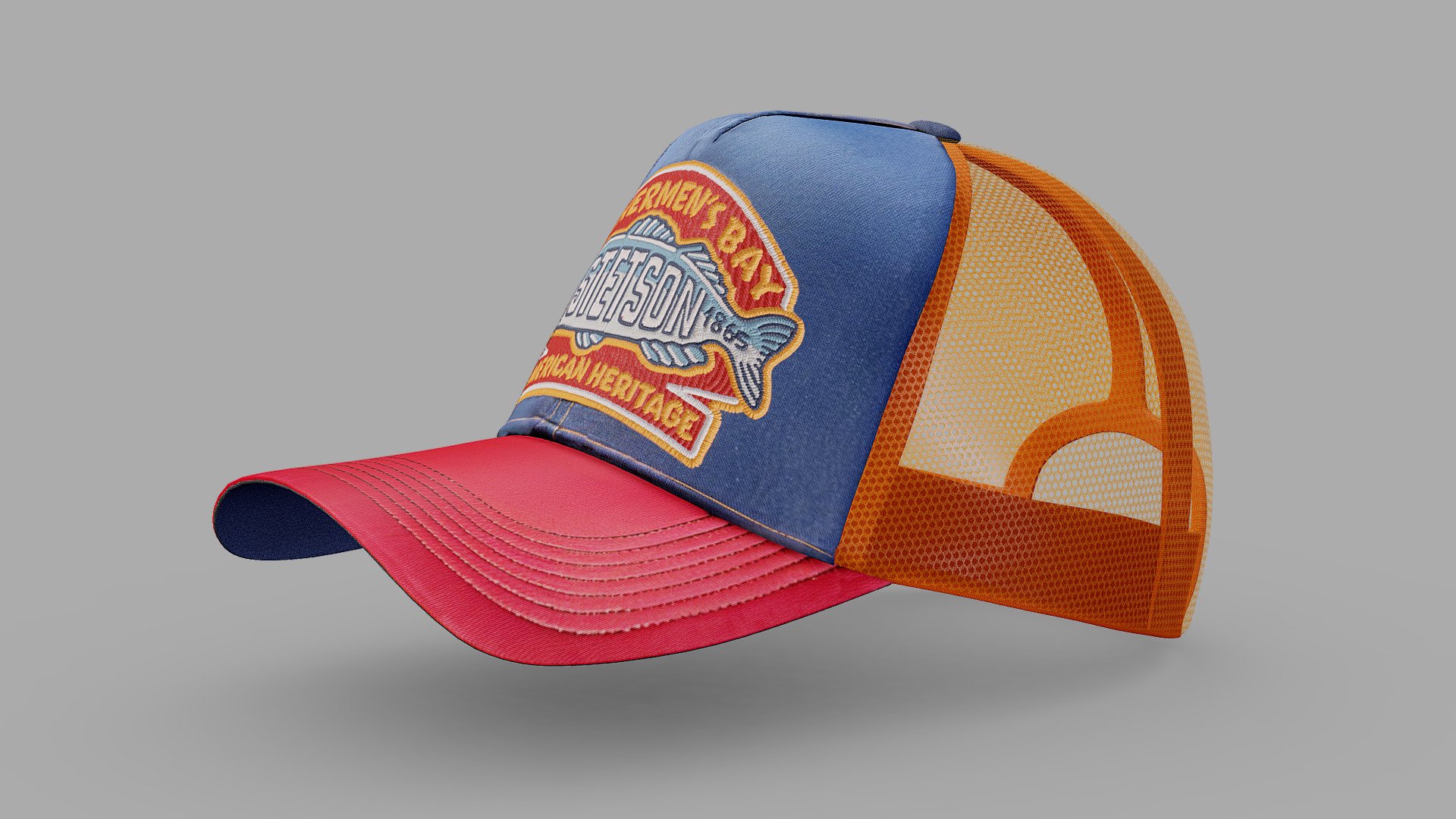 Trucker cap 2 - 3D model by maximmus (@shah_max) [8024240] - Sketchfab