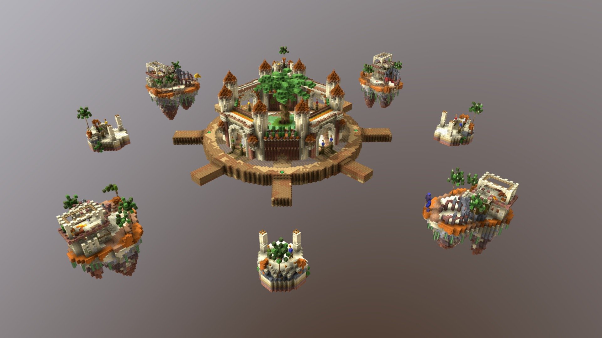 sand Castle Bedwars - (Bedwars Pack) - Buy Royalty Free 3D model by ...