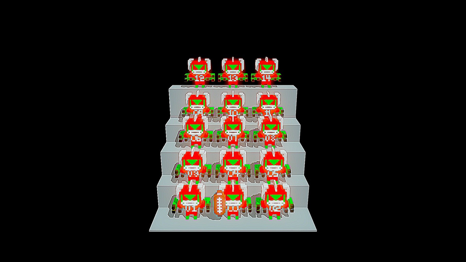 Monstrous Football Players - Download Free 3D model by ...