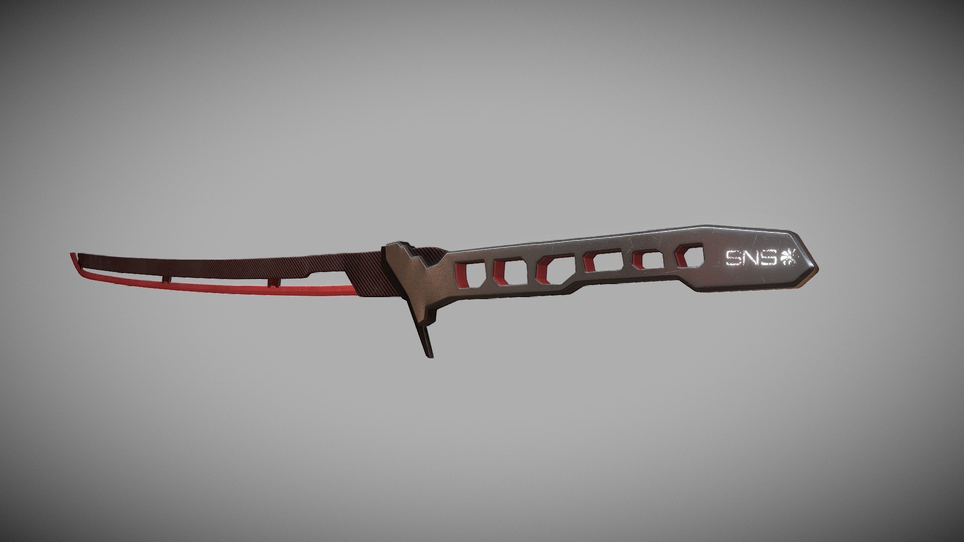 Cyber Katana - Download Free 3D model by n.sheeg [8026607] - Sketchfab