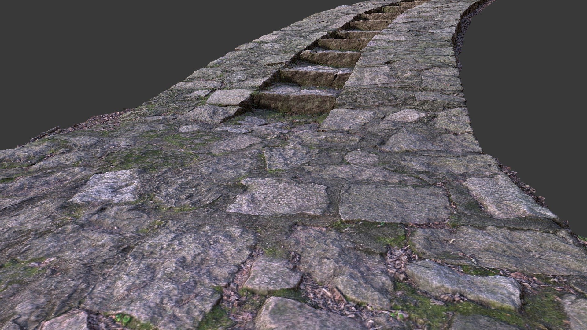 stone steps - 3D model by SibeYu [80269e2] - Sketchfab