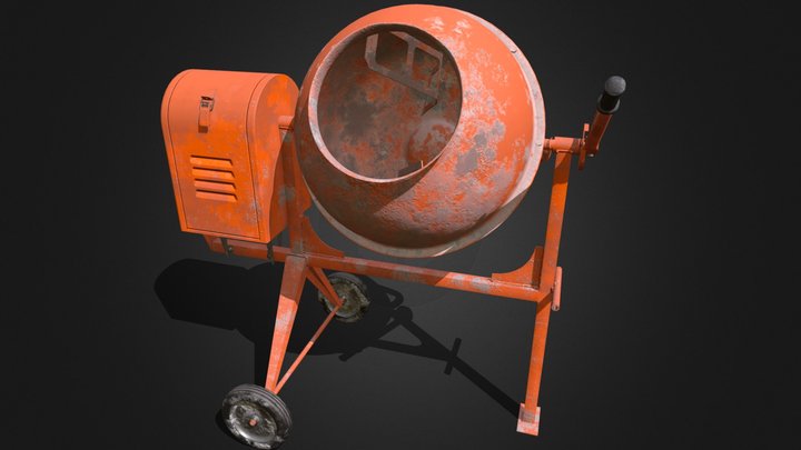 Concrete-mixer 3D models - Sketchfab