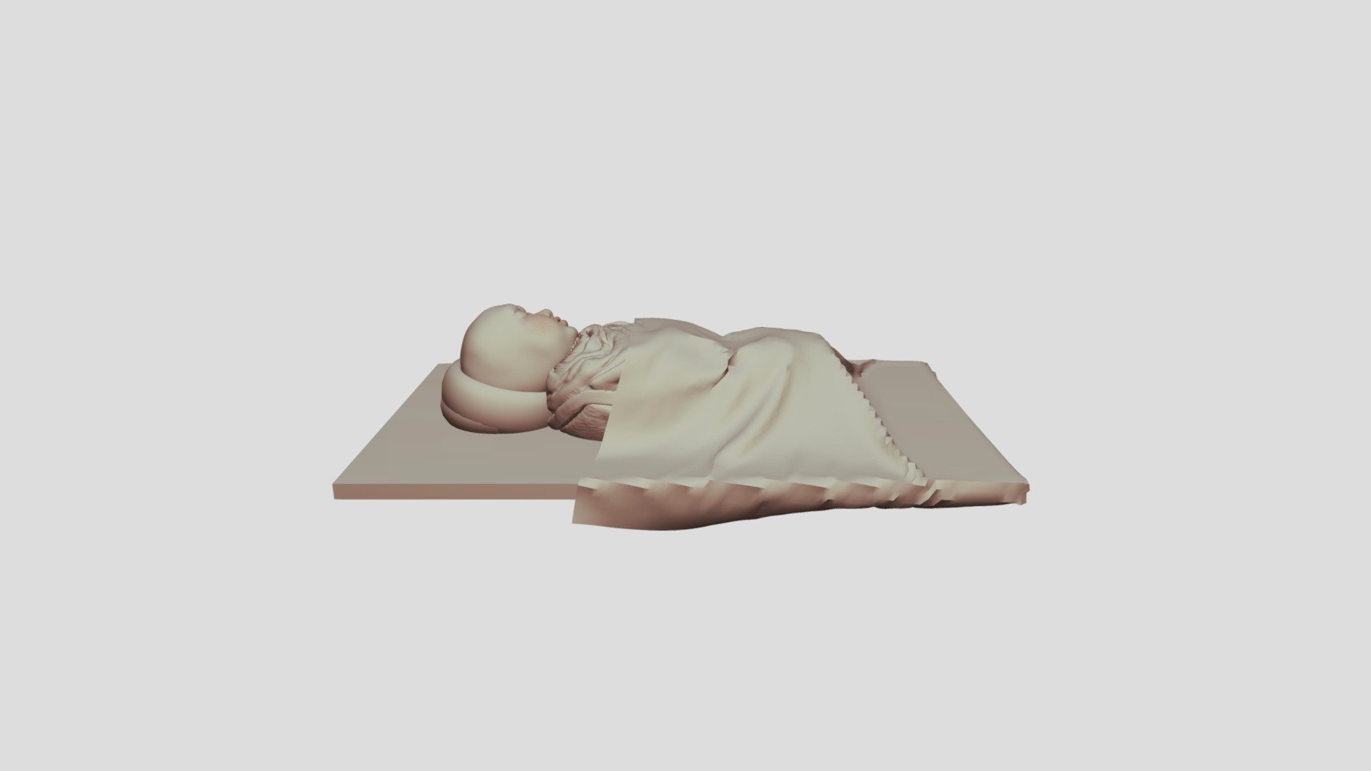 Infant sleeping - Download Free 3D model by andythelavender [802bbfa ...