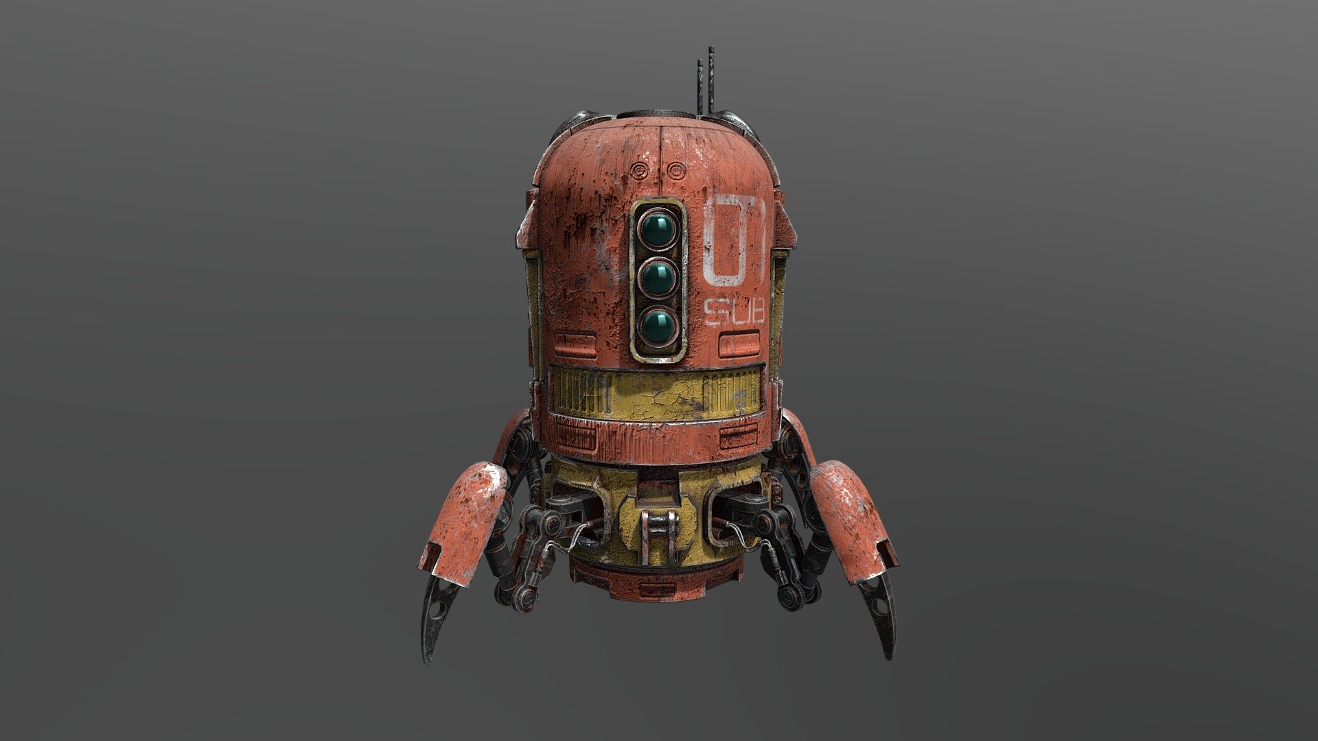 Spider_boat - 3D model by alexey (@alexeymakovlev) [802c304] - Sketchfab