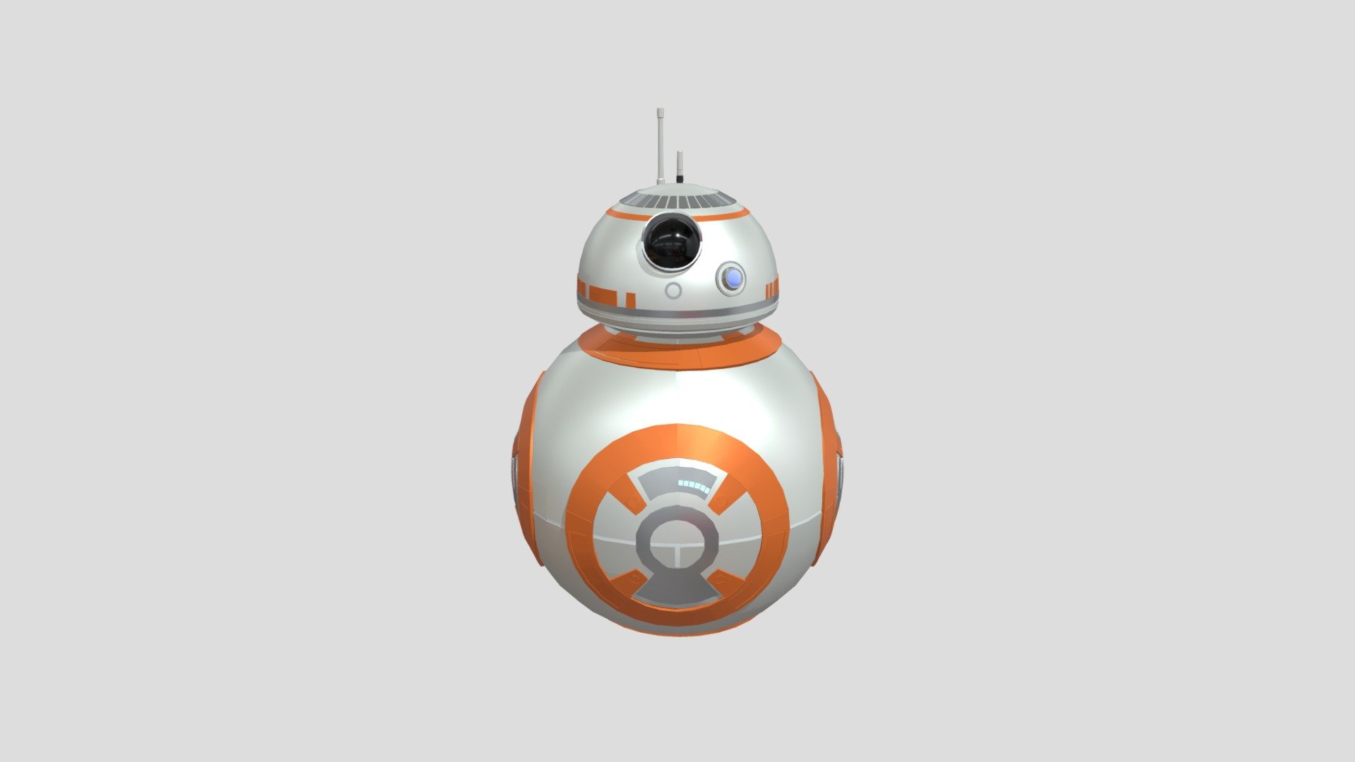 KARAKTER_BB-8_DROID - 3D model by aanidi776 [802cdd6] - Sketchfab