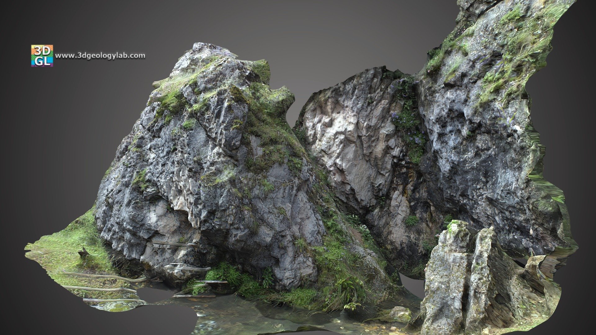 Outcrop - Limestones & Mudstone-limestones (H5) - 3D model by 3D ...
